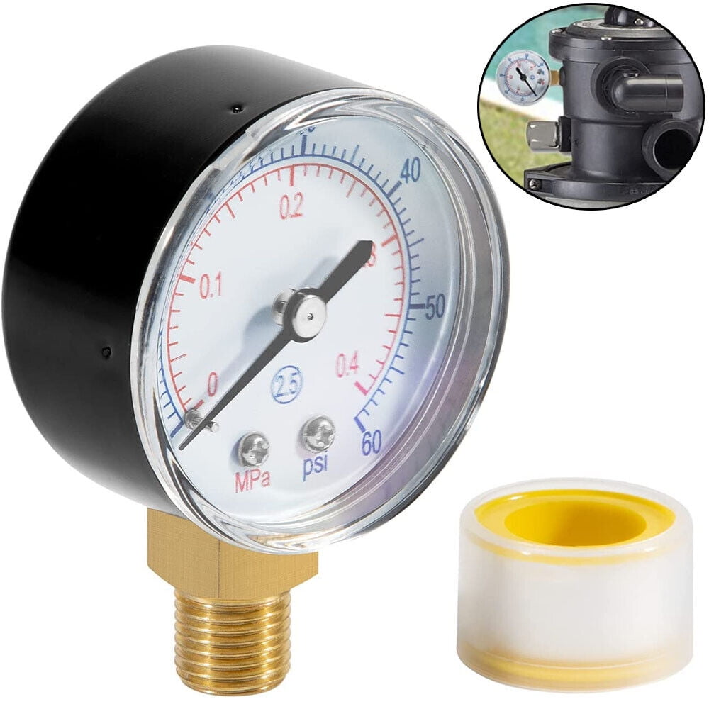 Boxed Pressure Gauge Replacement ECX270861 for Hayward Pool Filter ...