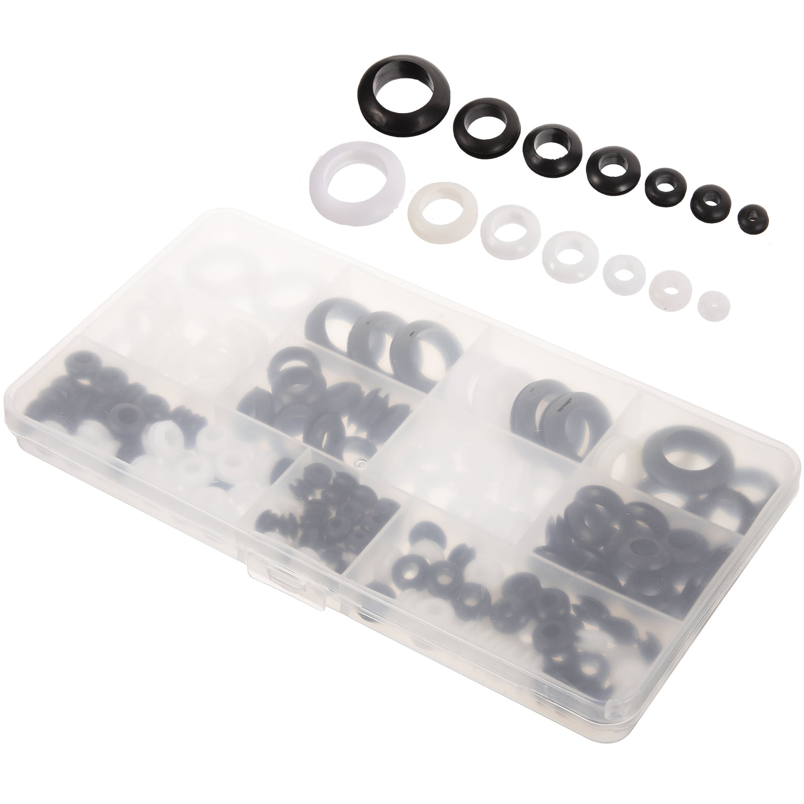 Koolleo 180pcs Rubber Grommets Rubber Sealing Grommet Kit Rubber ...