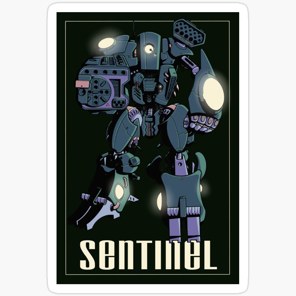 Boxed Sentinel Stickerphone Decal Water Bottle Stickers, Vinyl Stickers ...