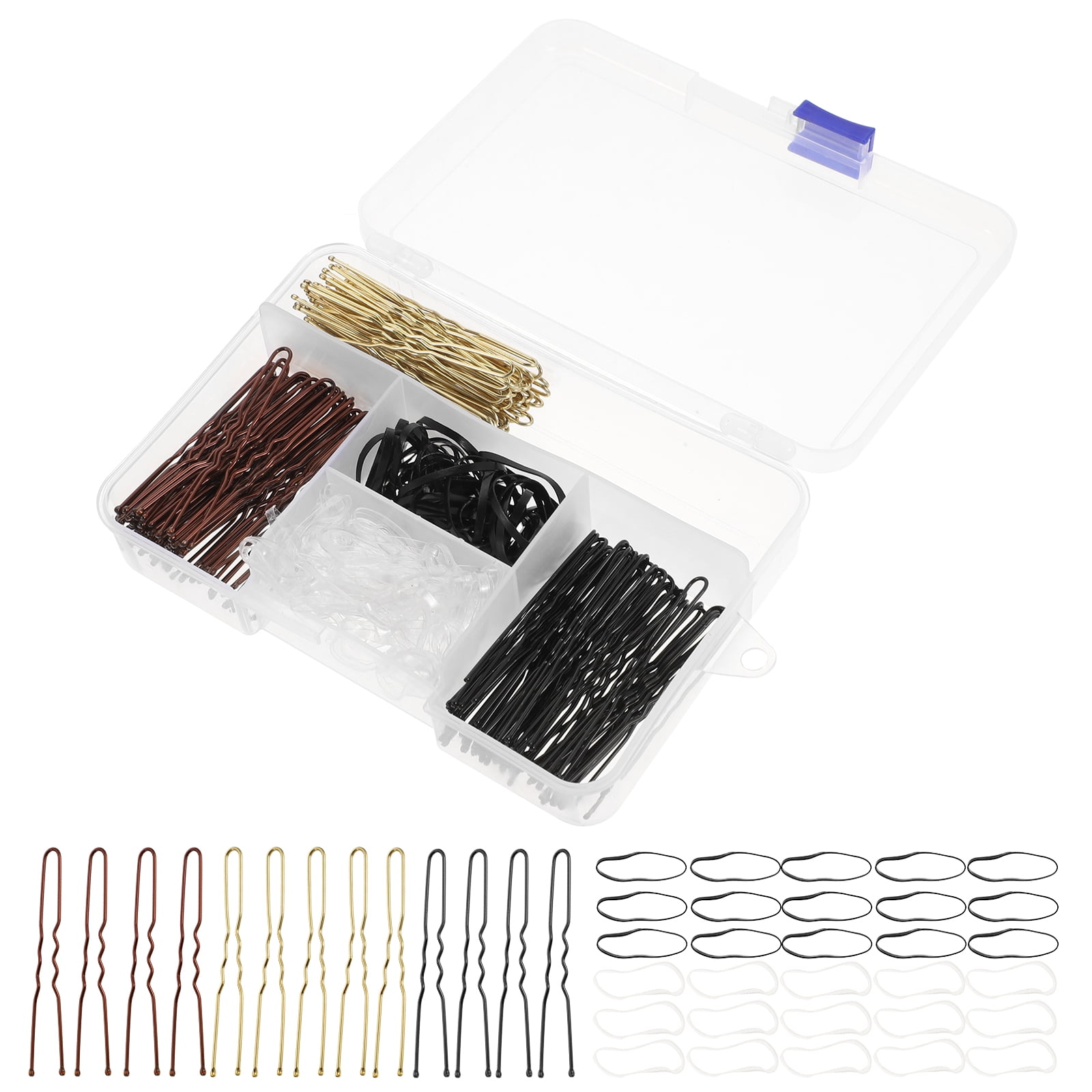 Boxed U-clip Hair Accessories Ties Bobby Pin and Bands Barrettes Jaw ...