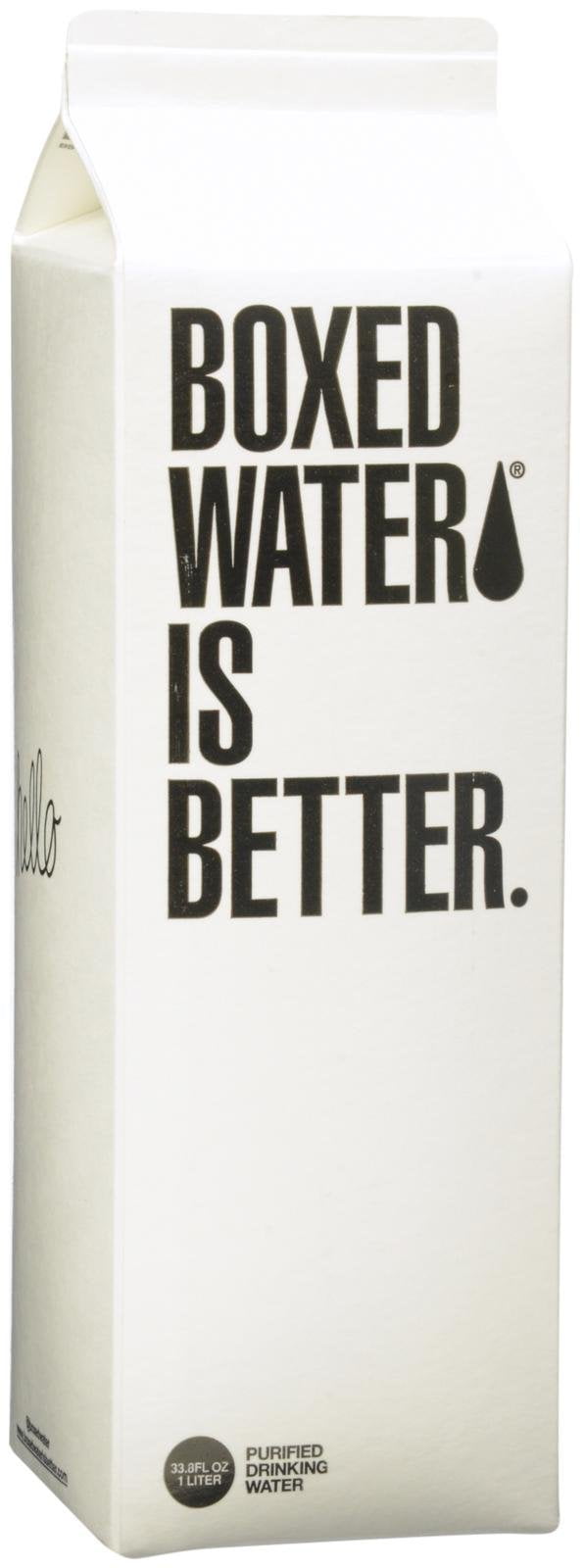Boxed Water Is Better - 1.0 Liter Drinking Water Carton, Pack of 12 ...