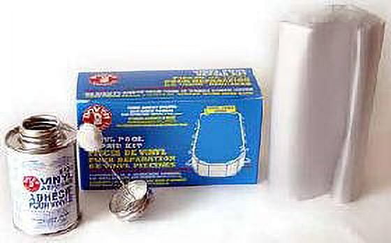 Boxer - 4 oz Vinyl Swimming Pool Liner Repair Kit, Patch Glue Bonding ...