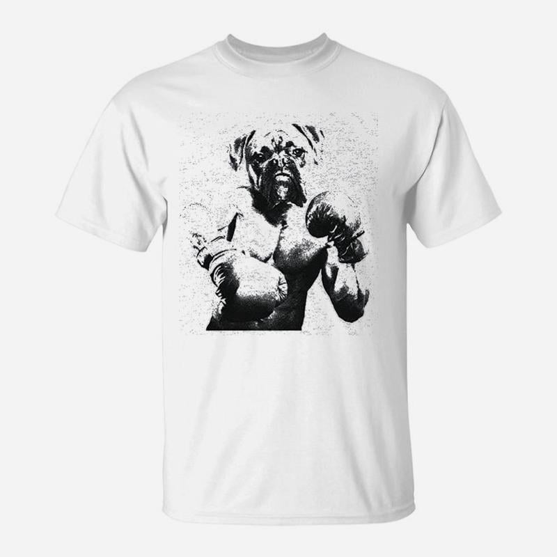 Boxer Boxing Fitness Workout Puppy Dog TShirt - Walmart.com