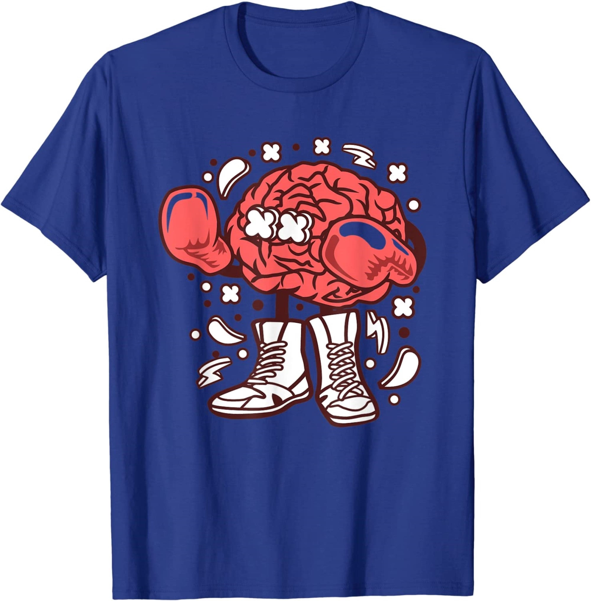 Boxer Brain Fighter Boxing with Gloves and Shoes Men Women Shirt T ...