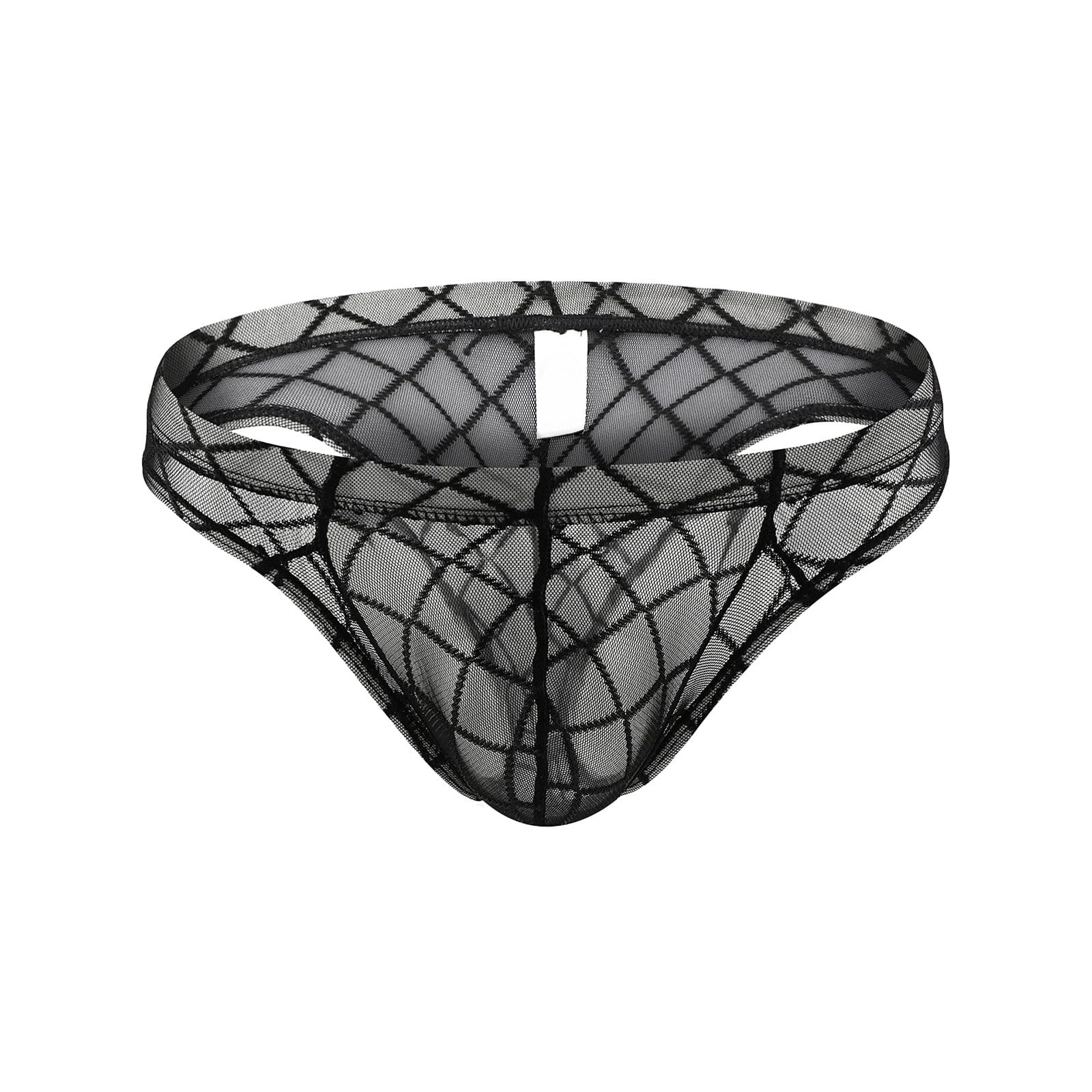 Boxer Briefs For Men Pack Men's Mesh Sheer Sexy Mesh Underwear Mens ...