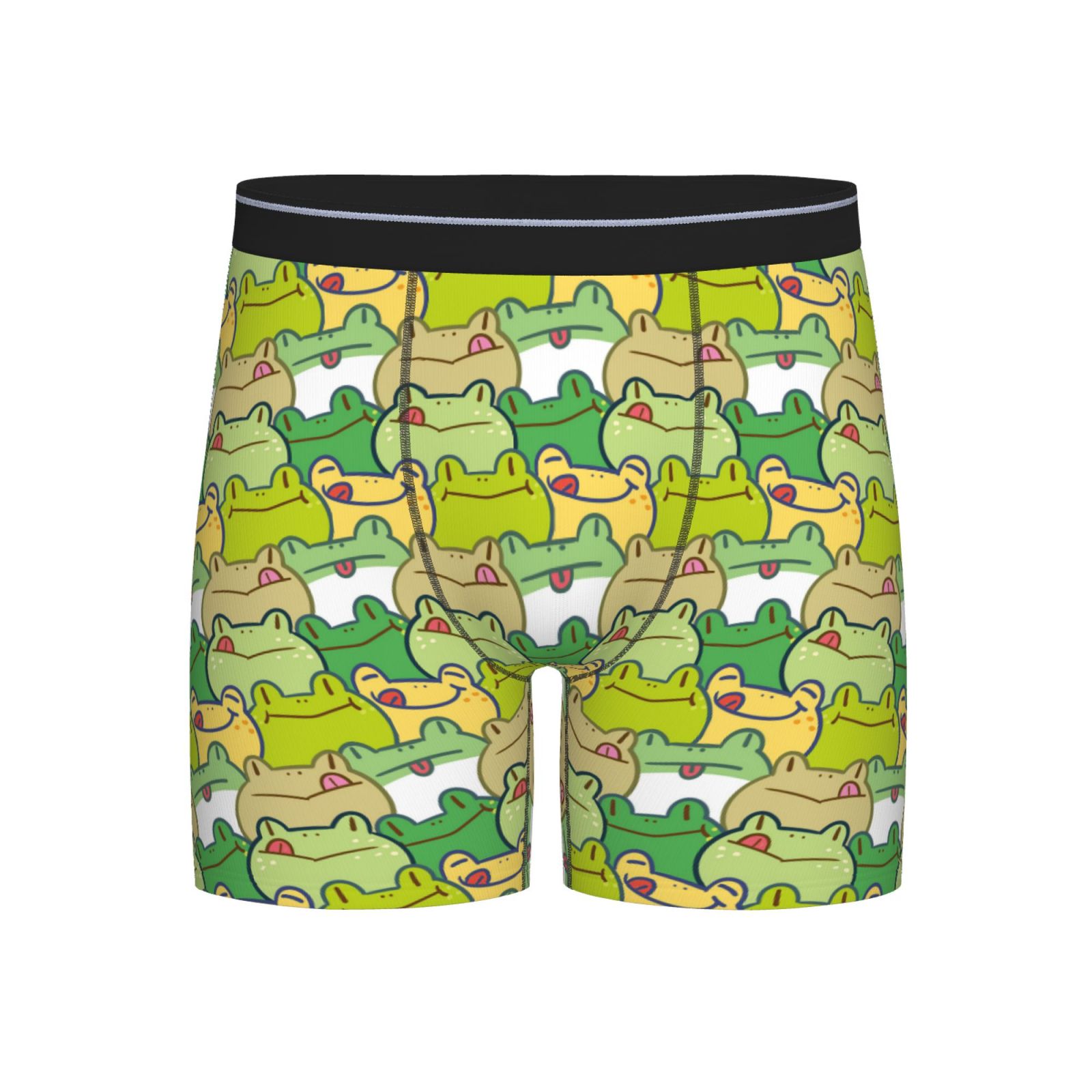 Boxer Briefs - Long Boxer Briefs for Men, Cartoon Frog Soft Mens ...