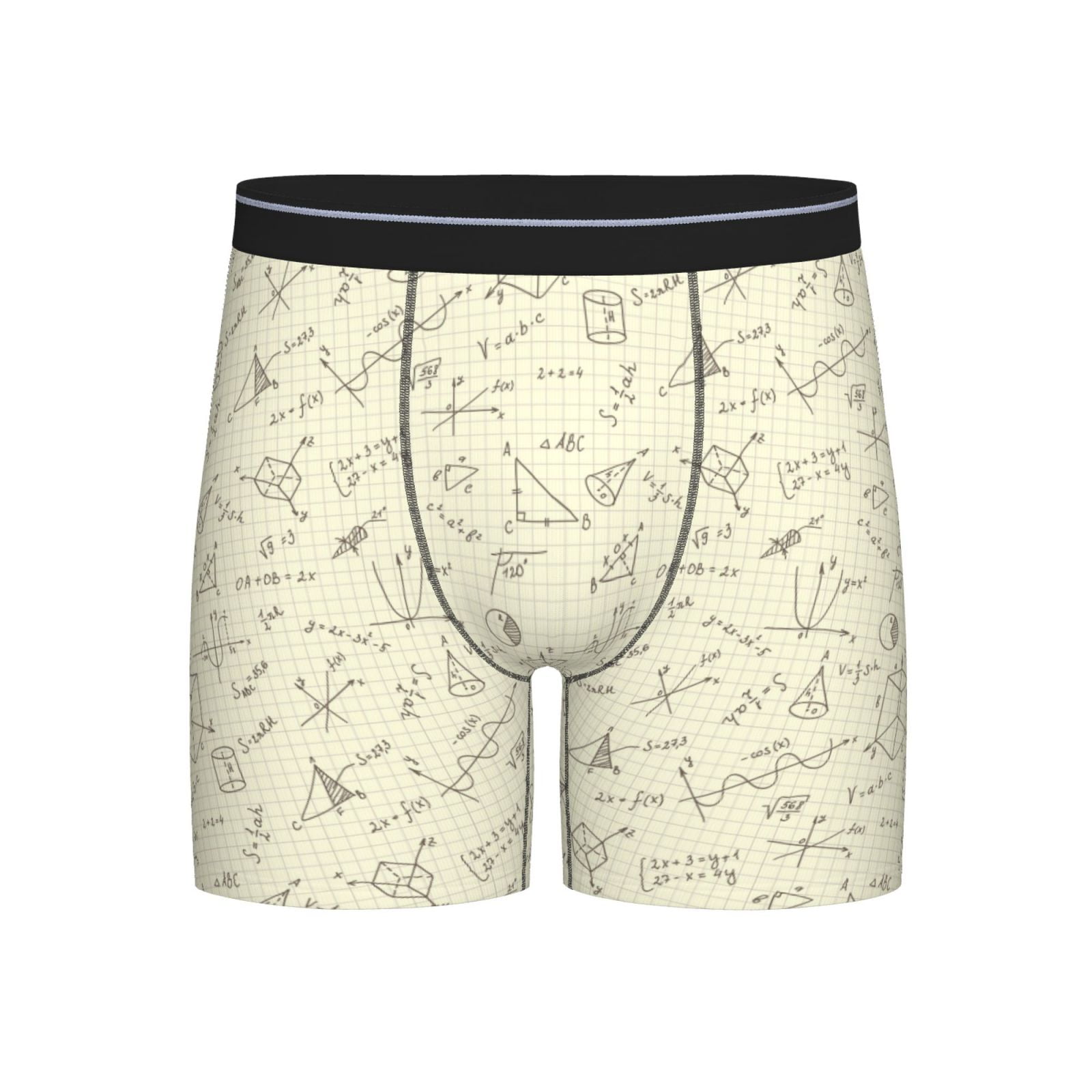 Boxer Briefs - Long Boxer Briefs for Men, equation Math formula Soft ...