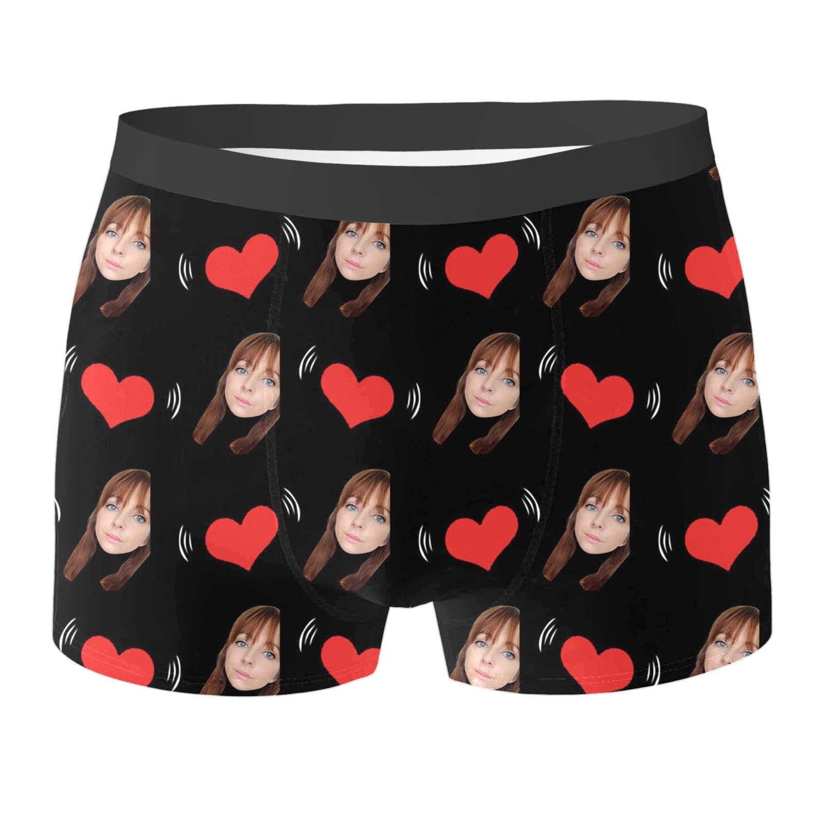 Boxer Briefs Men Valentine Day Themed Print Underpants Lightweight ...