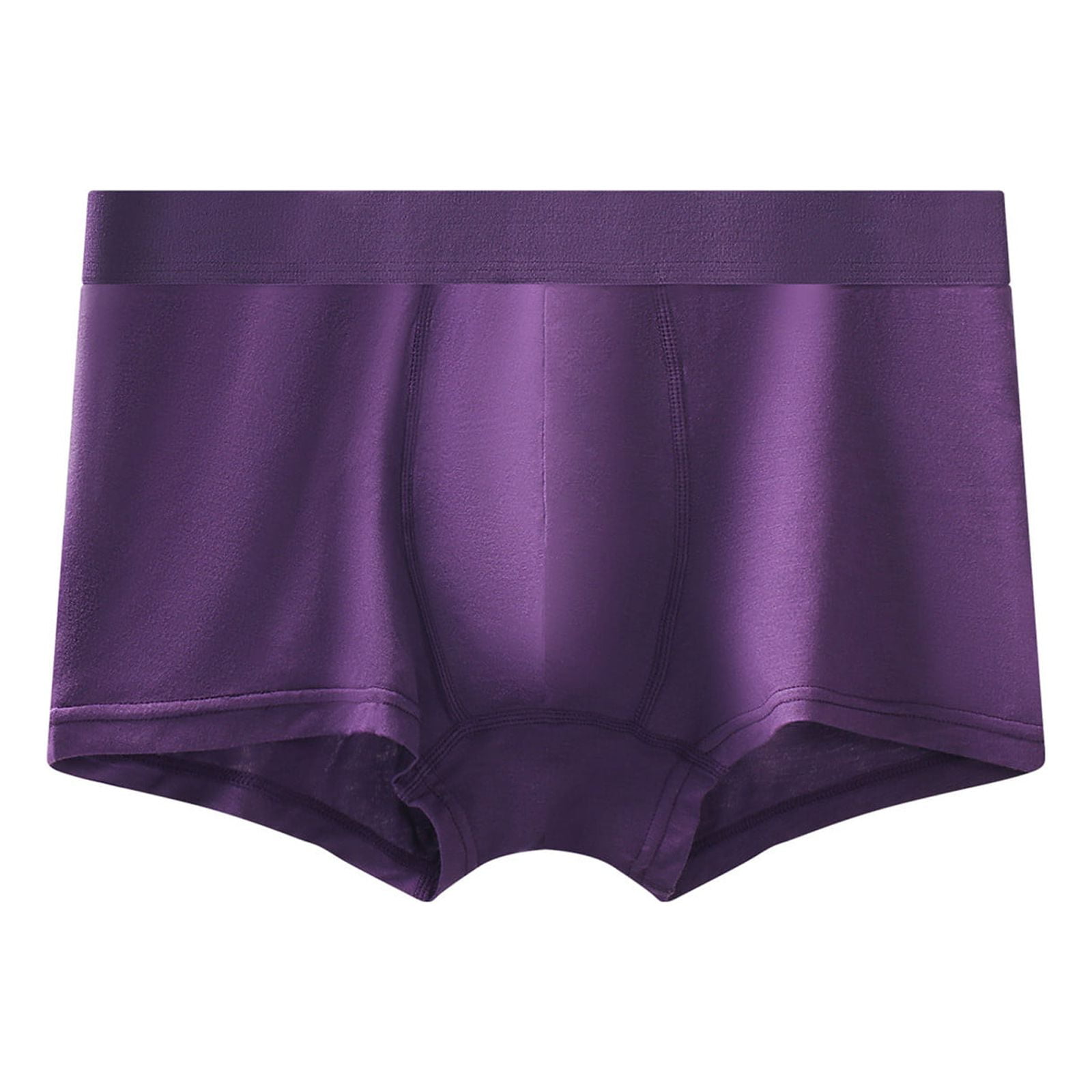 Boxer Briefs for Men Boxers Boxer Briefs Solid Purple M 1-Pack ...
