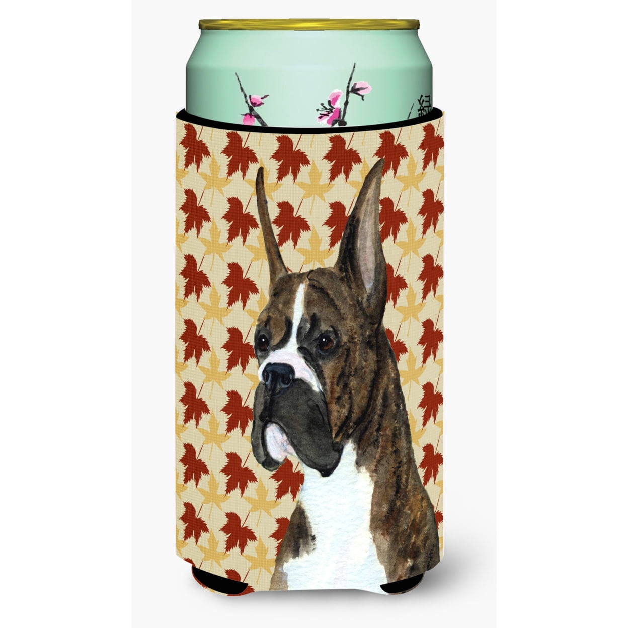 Boxer Brindle Fall Leaves Portrait Tall Boy Hugger - Walmart.com
