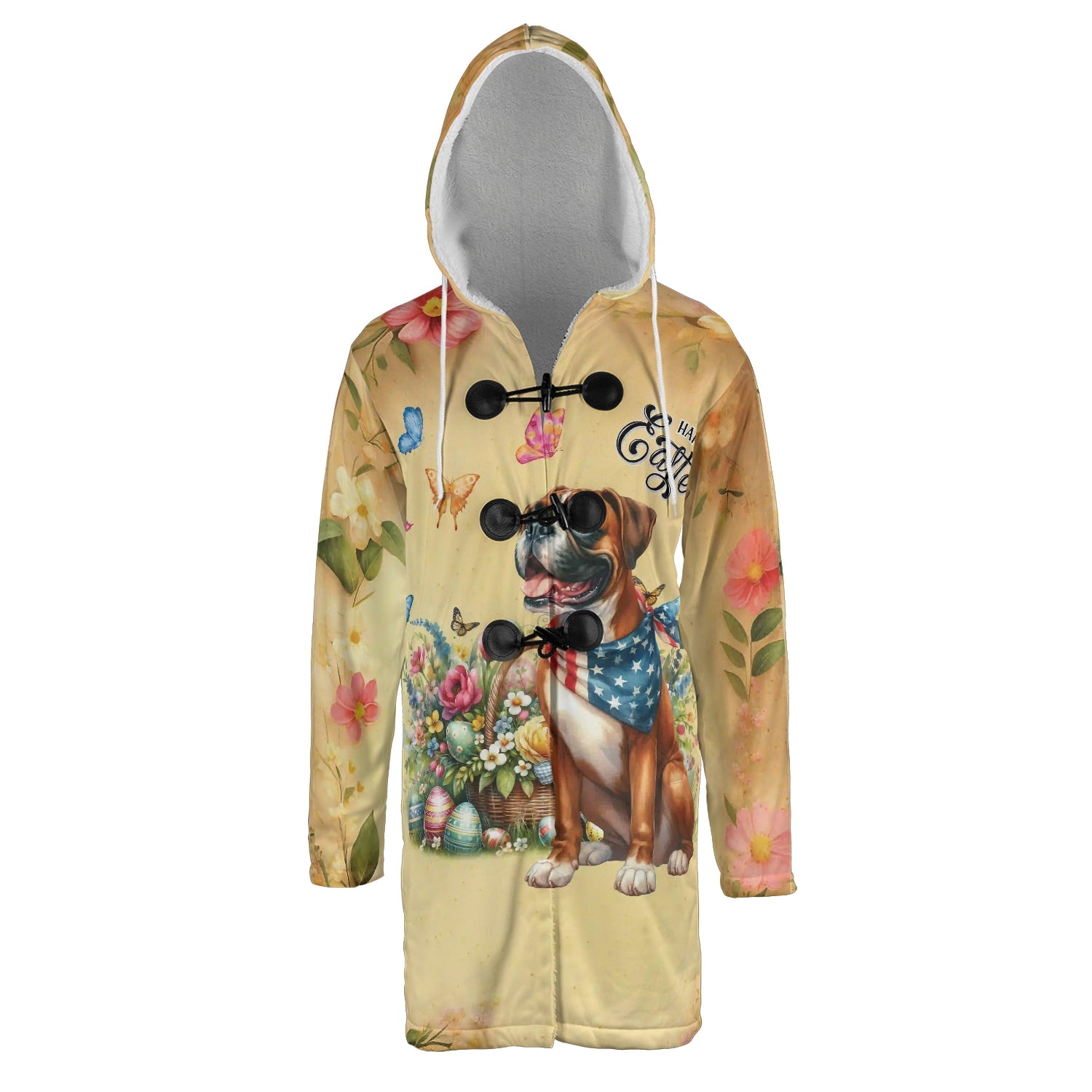 Boxer Celebrates Spring and Enjoys a Happy Easter All Over Print 3D ...
