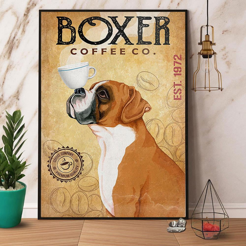 Boxer Coffee Company Paper Poster No Frame Matte Wall Art Decor 11 x 17 ...