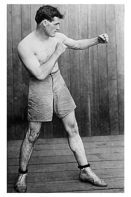 Boxer Dan A. Sullivan Boxing Pose Style - A - 20x30 Inch Laminated ...