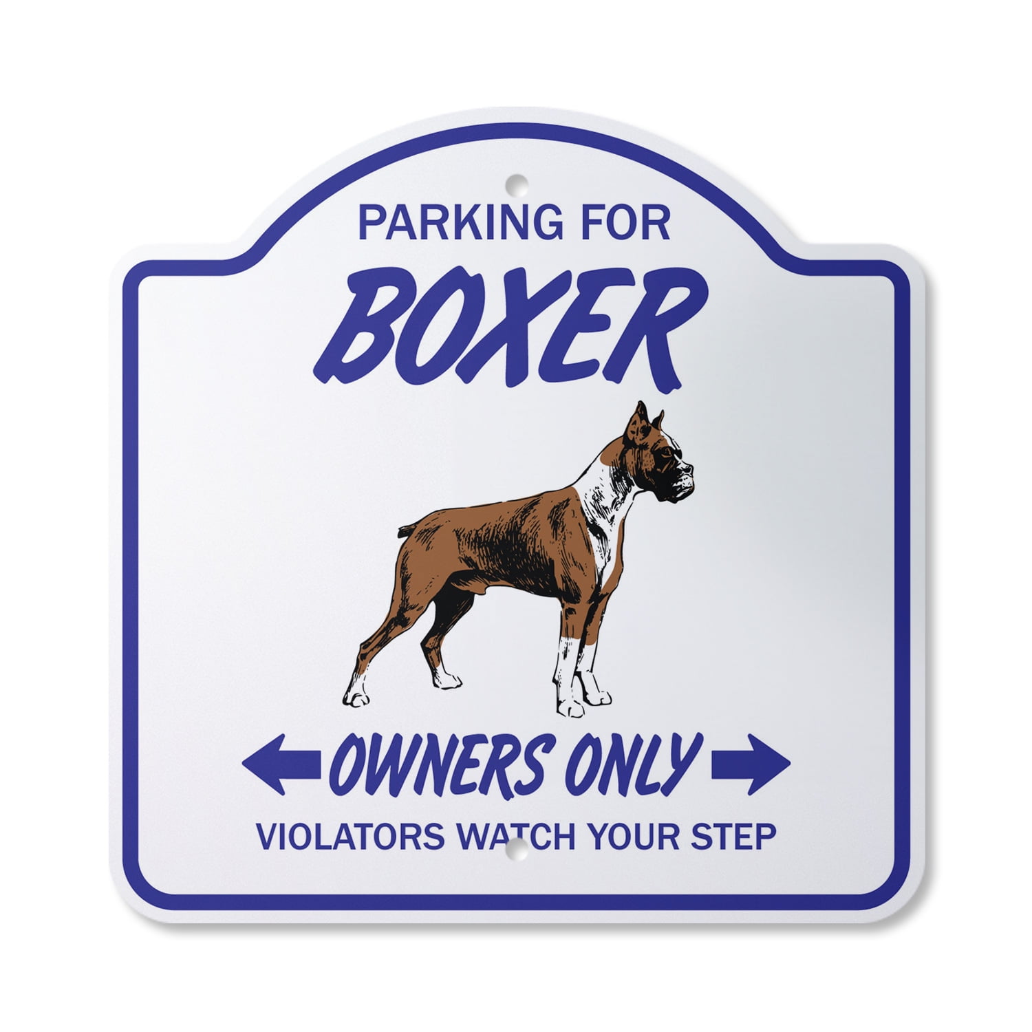 Boxer Dog 12" X 12" Sign | Indoor/Outdoor Plastic | SignMission ...