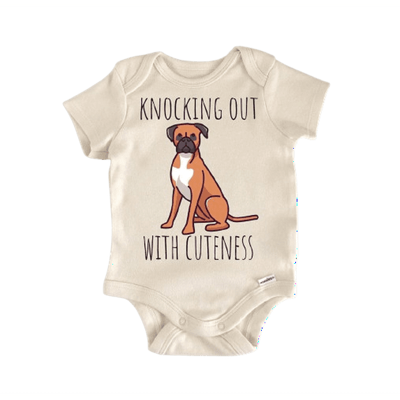 Boxer Dog Animal Newborn Baby Bodysuit - Walmart.com