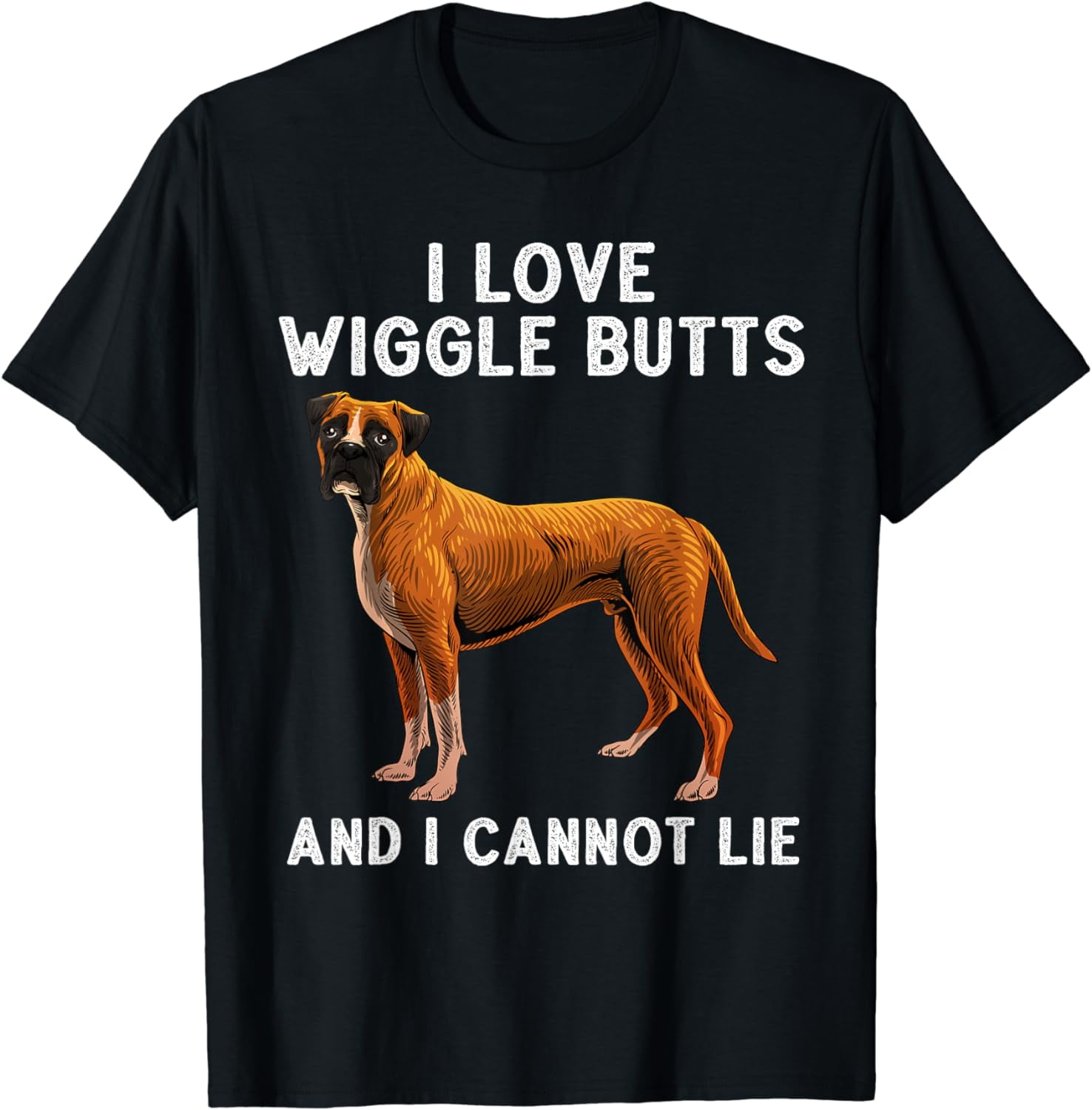 Boxer Dog Art For Men Women Boxer Dog Lover Puppy Themed T-Shirt ...