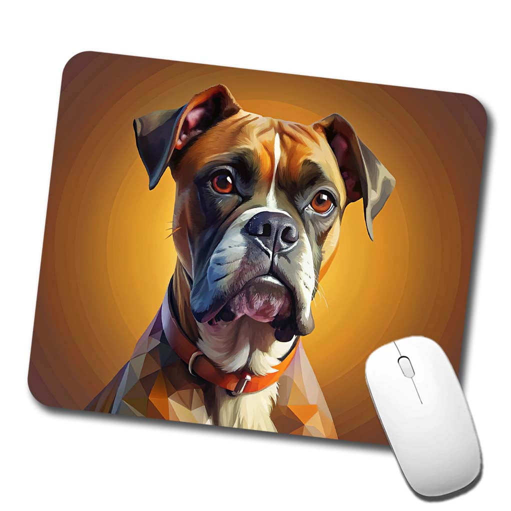 Boxer Dog Contemporary Art Mouse Pad Low Profile Gaming Mat - Walmart.com