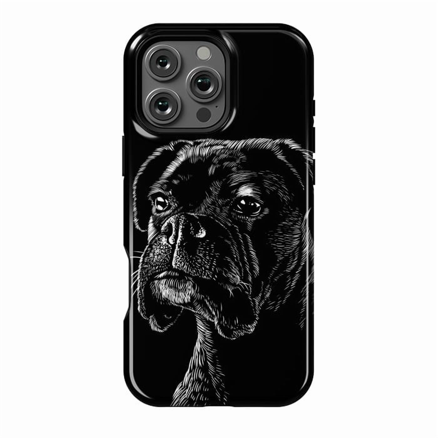 Boxer Dog Cute Pet Lover Print For iPhone 11 to 17 Pro Max Compatible ...
