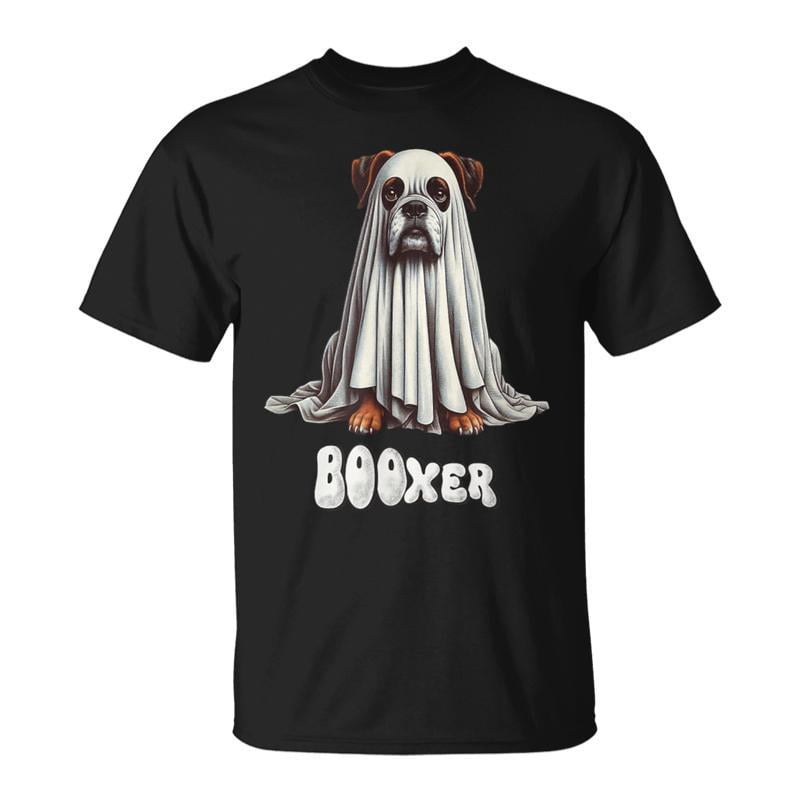 Boxer Dog Halloween Ghost Booxer Dog Mom Spooky Pet TShirt - Walmart.com