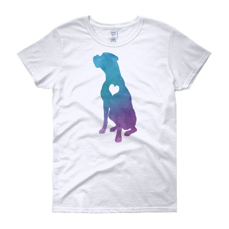 Boxer Dog Lover Shirt, Cute Pet Tee for Boxer Moms & Dads, Funny White ...