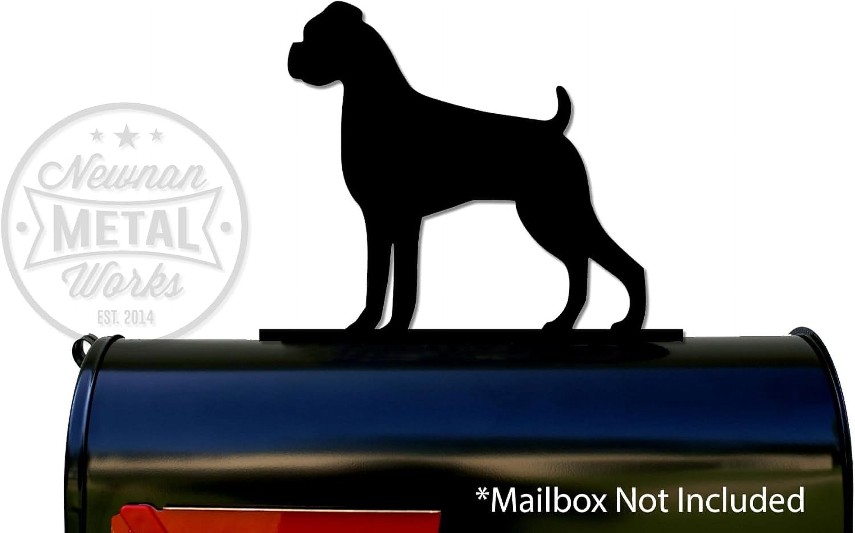 Boxer Dog - Metal Mailbox Topper/Sign - Hardware Included - Walmart.com