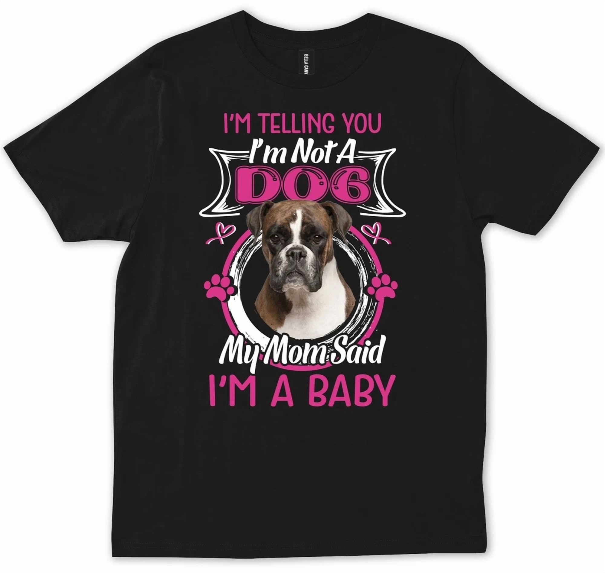 Boxer Dog Mom Baby Funny Boxer Lover Gift Puppy Parent Canine Pet ...