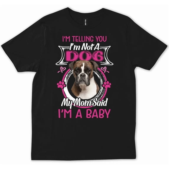 Boxer Dog Mom Baby Funny Boxer Lover Gift Puppy Parent Canine Pet ...