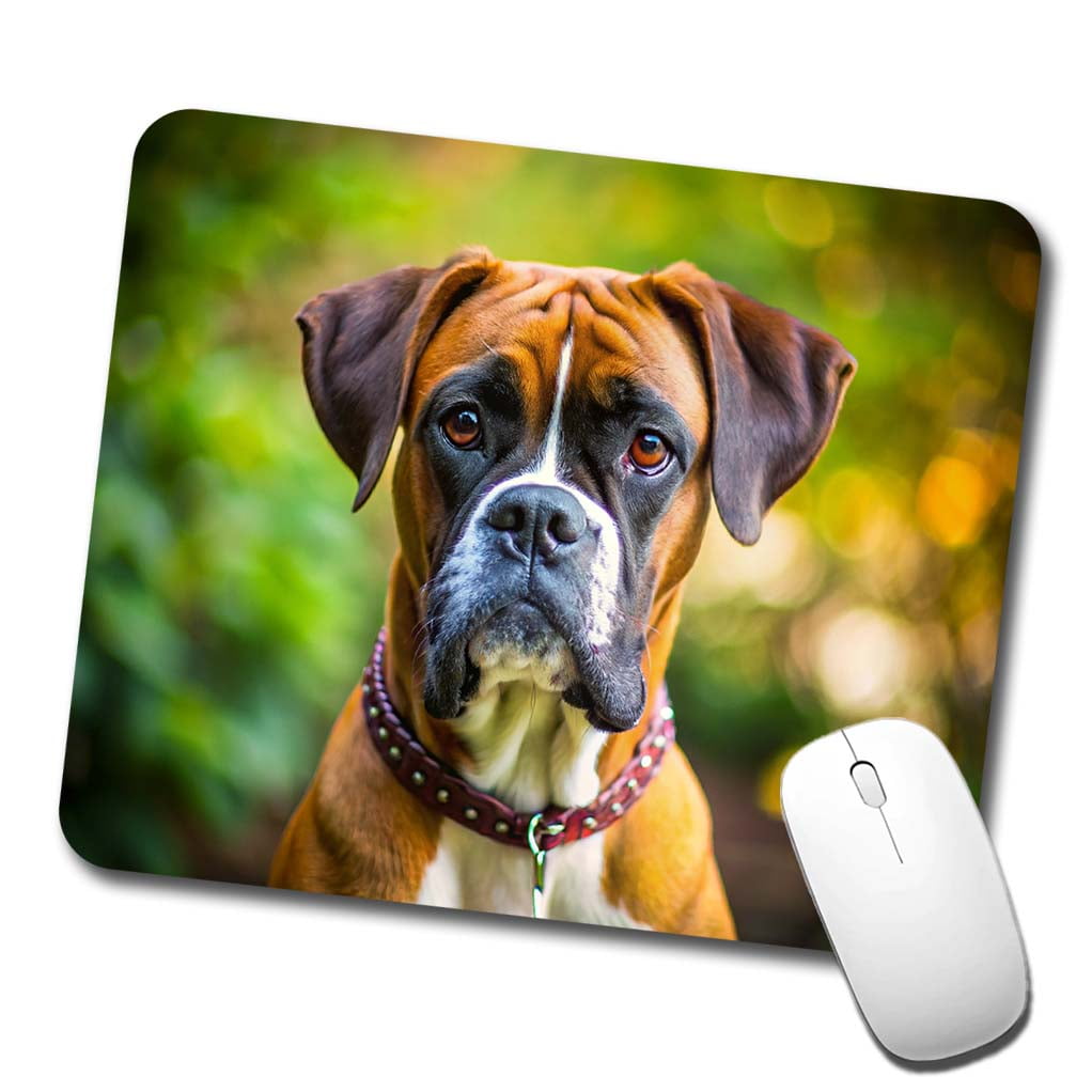 Boxer Dog Photo Mouse Pad Low Profile Gaming Mat - Walmart.com