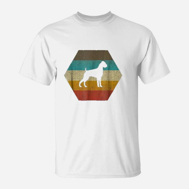 Boxer Dog Retro 70s Silhouette Breed TShirt - Walmart.com