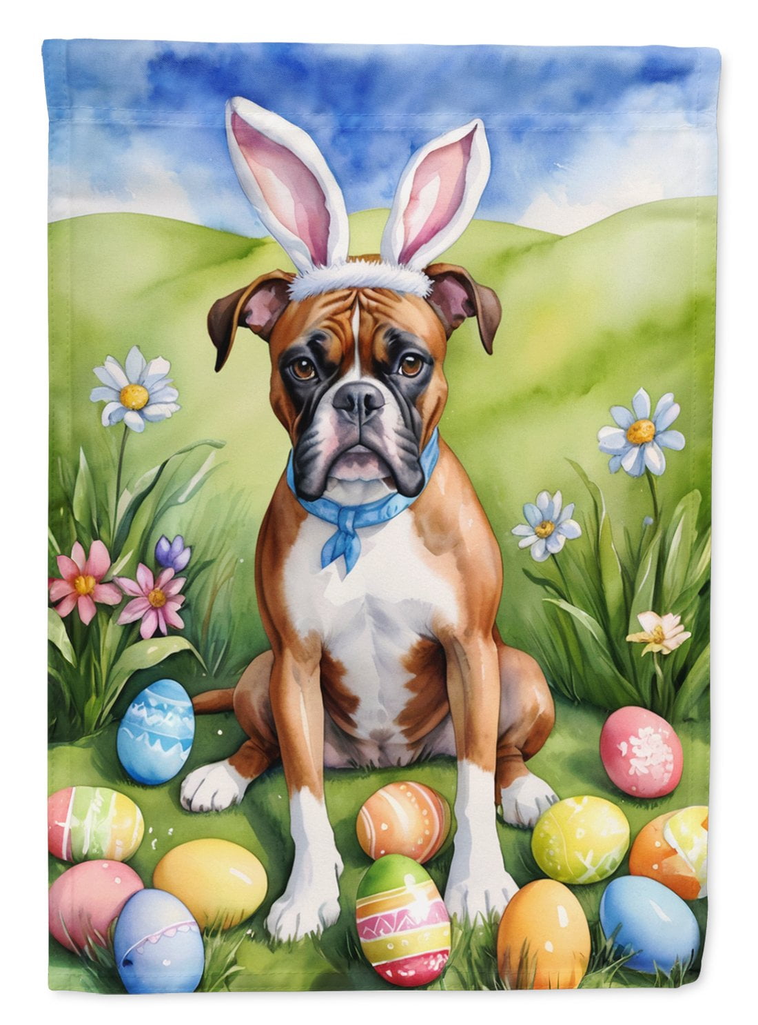Boxer Easter Egg Hunt House Flag 28 in x 40 in - Walmart.com