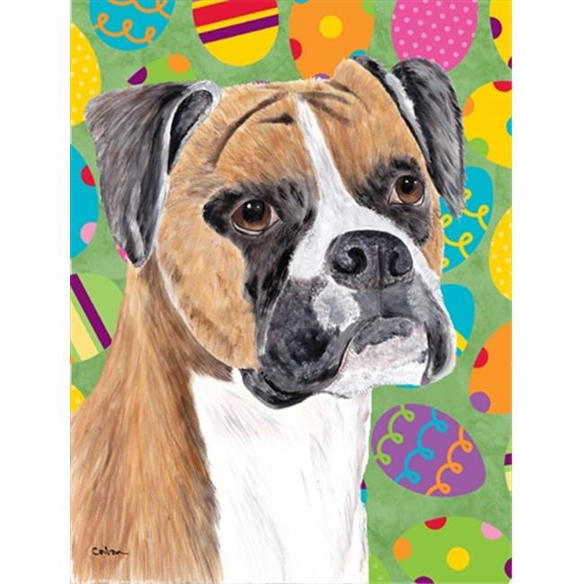 Boxer Easter Eggtravaganza Garden Size Flag - Walmart.com