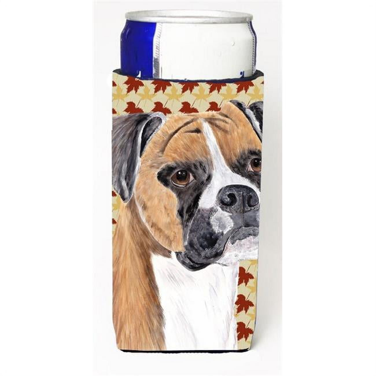 Boxer Fall Leaves Portrait Michelob Ultra bottle sleeves For Slim Cans ...