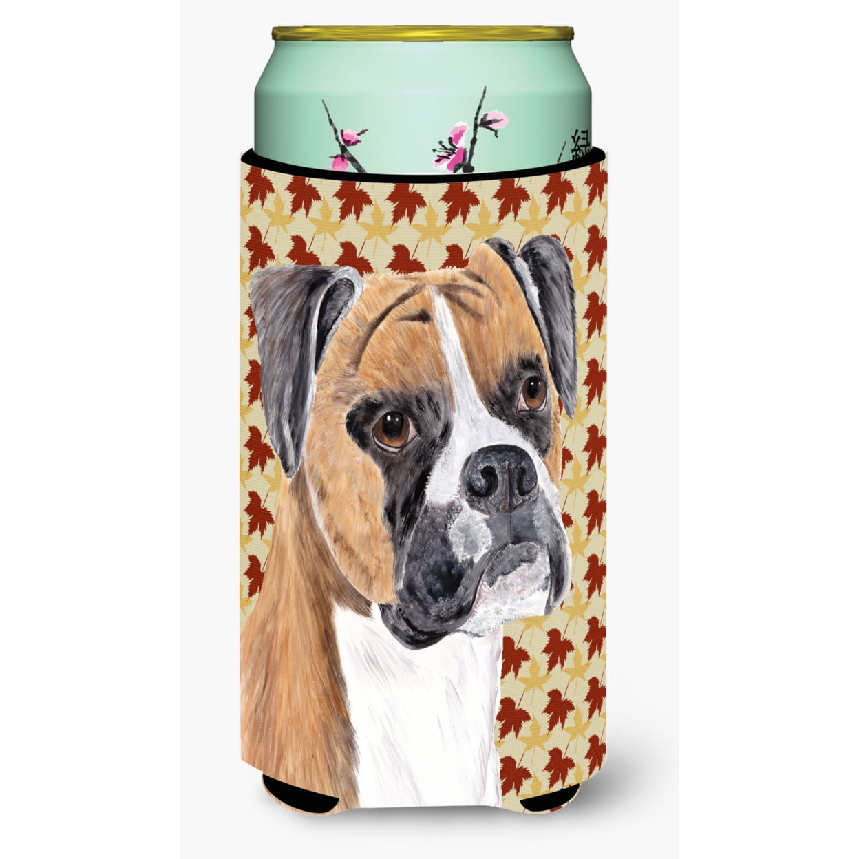 Boxer Fall Leaves Portrait Tall Boy Hugger - Walmart.com