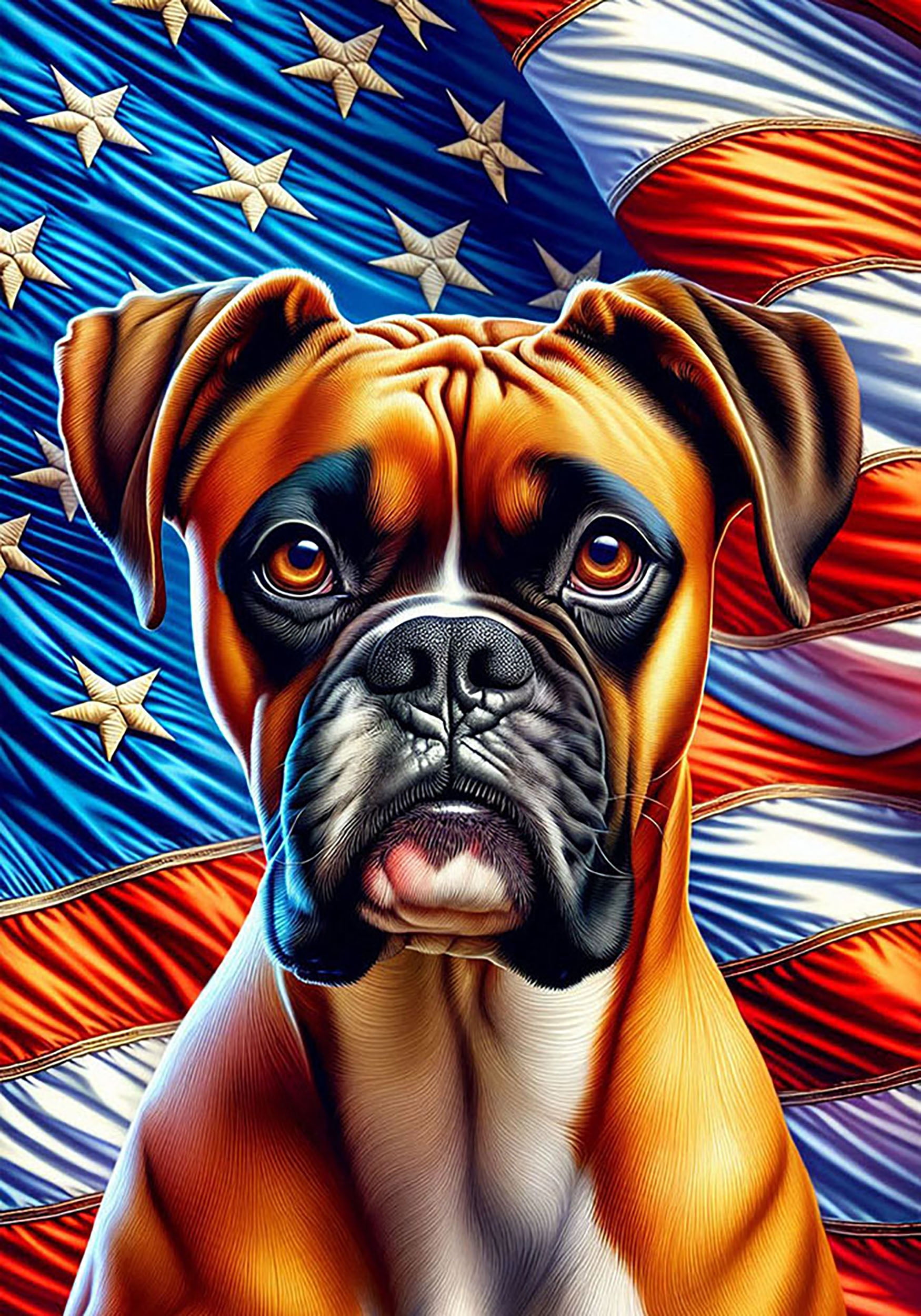 Boxer Fawn Uncropped - Best of Breed DCR Patriotic III Outdoor House ...