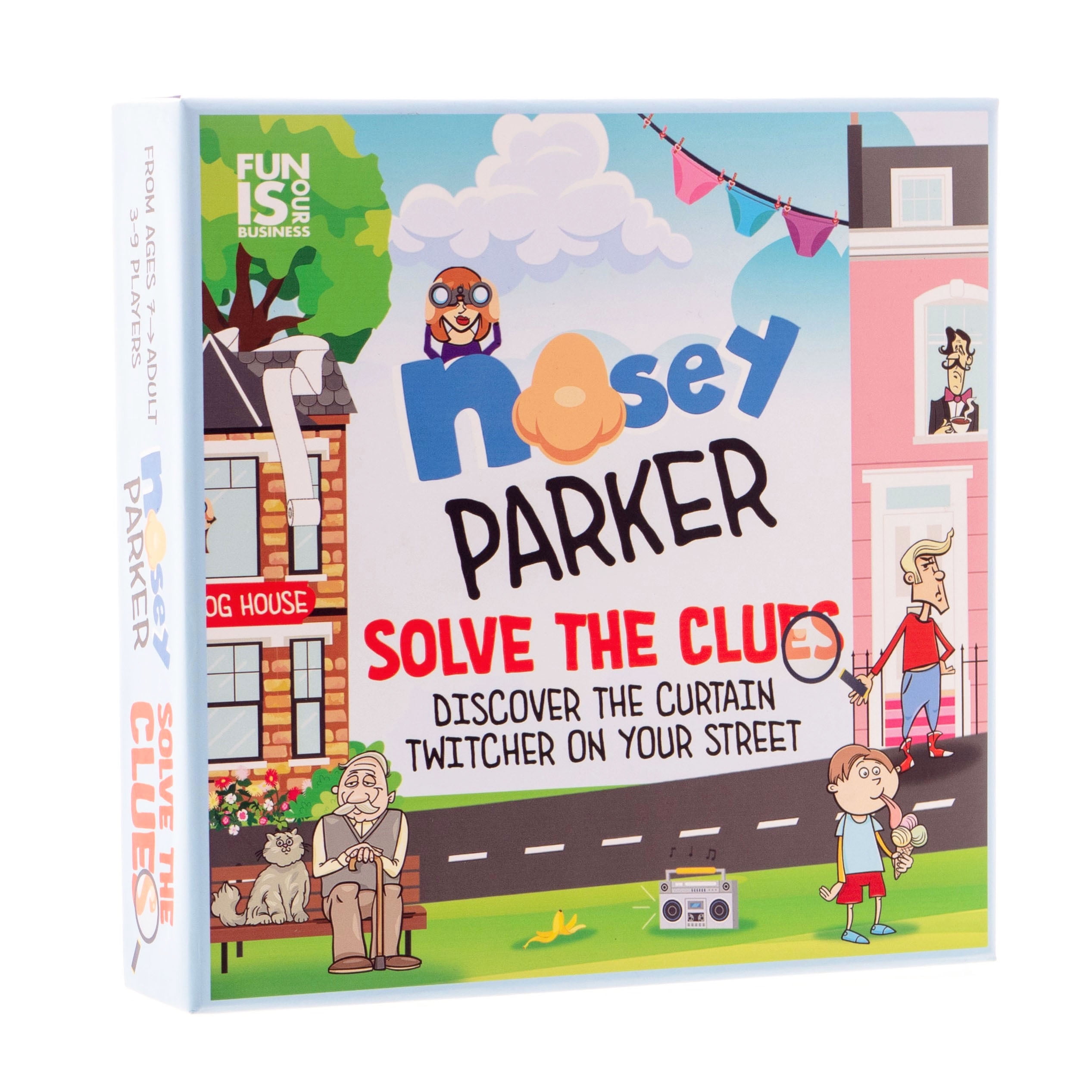 Boxer Gifts Nosey Parkers Family Board Game - A Young Detectives Game ...