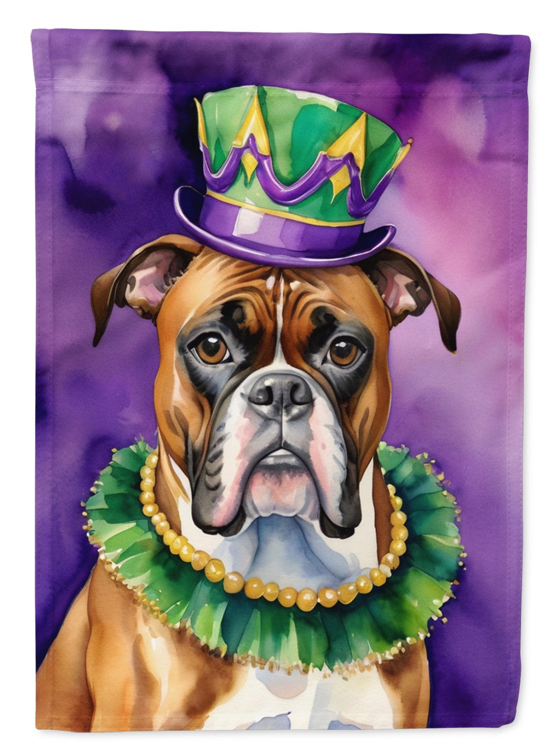 Boxer King of Mardi Gras House Flag - Walmart.com