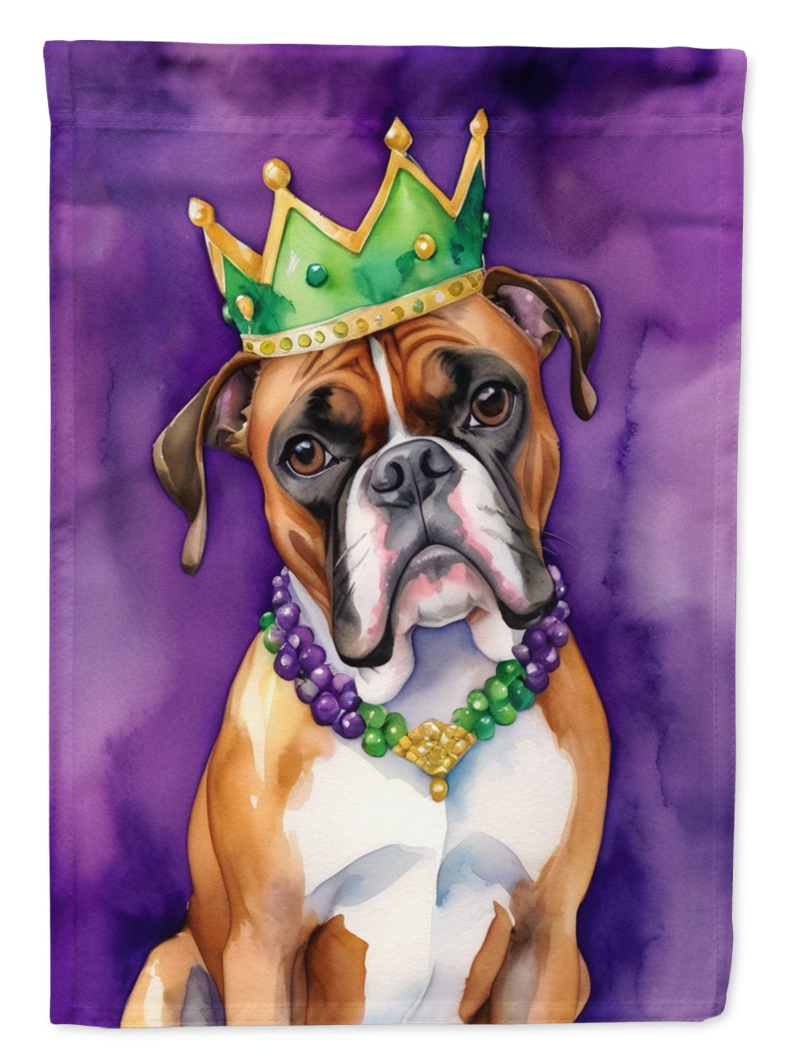 Boxer King of Mardi Gras House Flag - Walmart.com