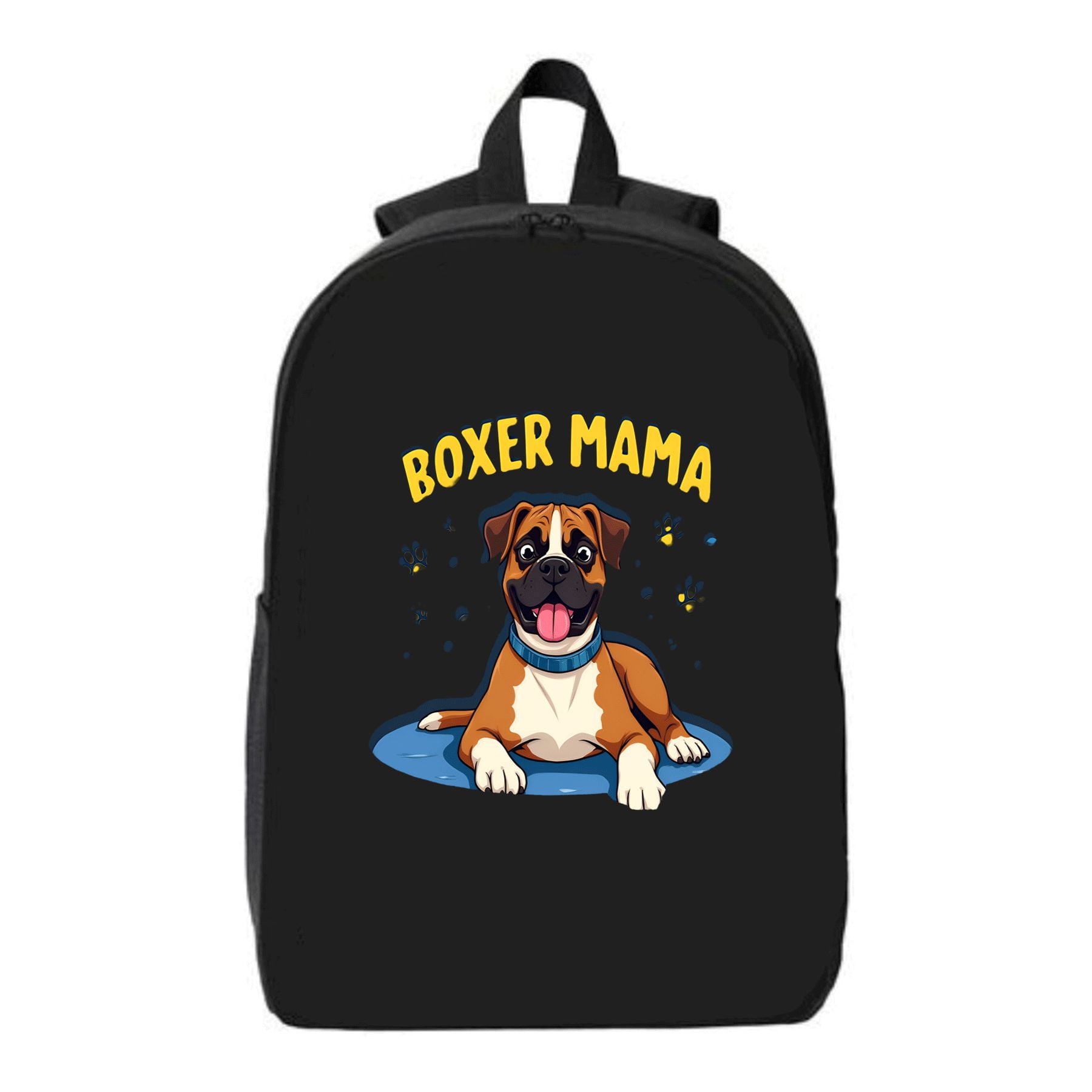 Boxer Laptop Backpack - Cute Cartoon Boxer Dog Design Fits 15 Laptop ...