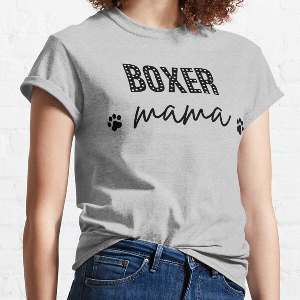 Boxer Mom Dog And Puppy Lover Classic T-shirt - Walmart.com