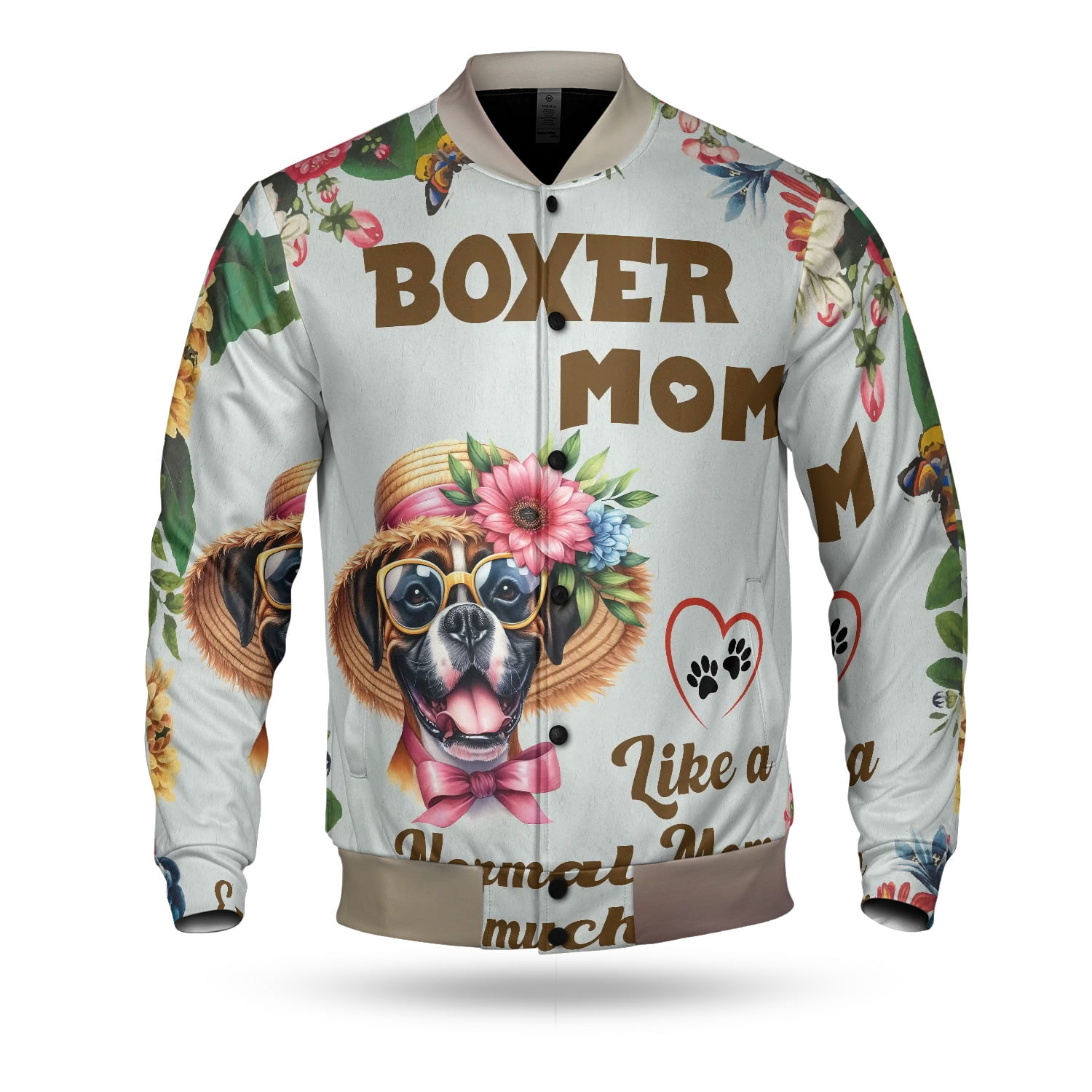 Boxer Mom Like a Normal Mom Except Much Cooler Happy Mother's Day All ...