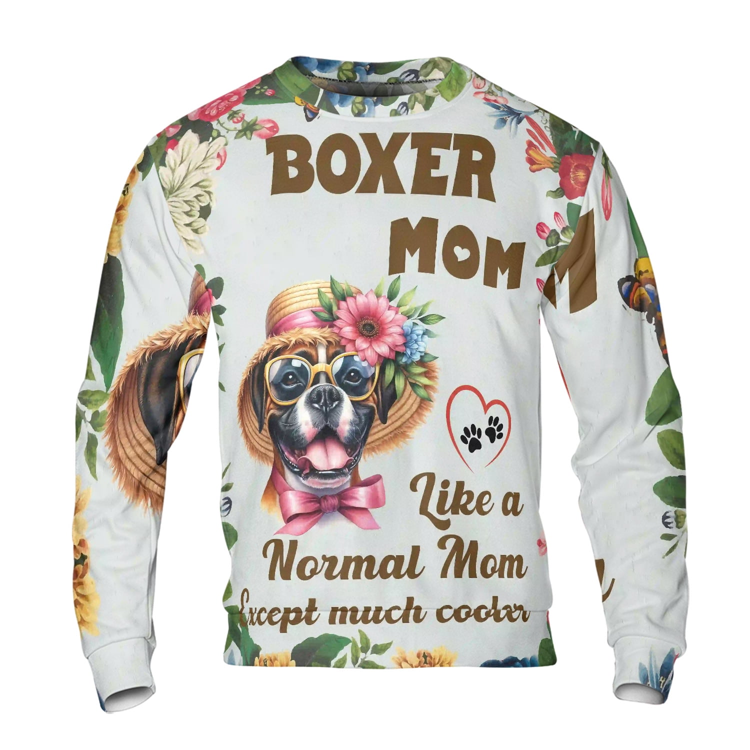Boxer Mom Like a Normal Mom Except Much Cooler Happy Mother's Day All ...