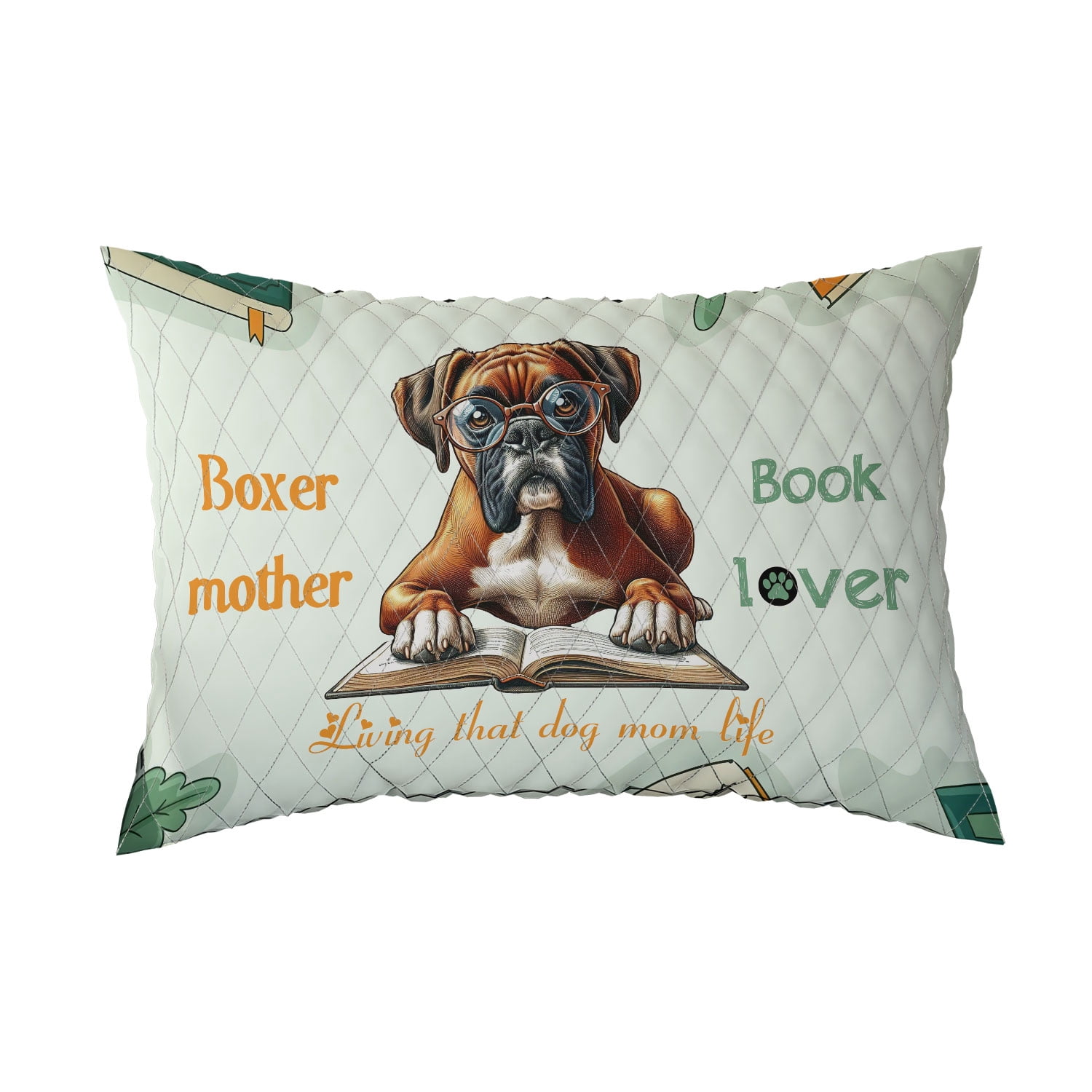 Boxer Mother Book Lover Living That Dog Mom Life Happy Mother's Day ...