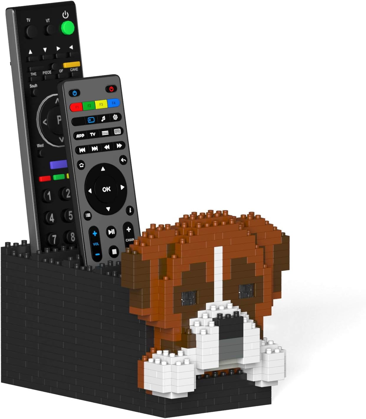 Boxer Remote Control Rack | Dog Plastic Building Blocks | Stationary ...