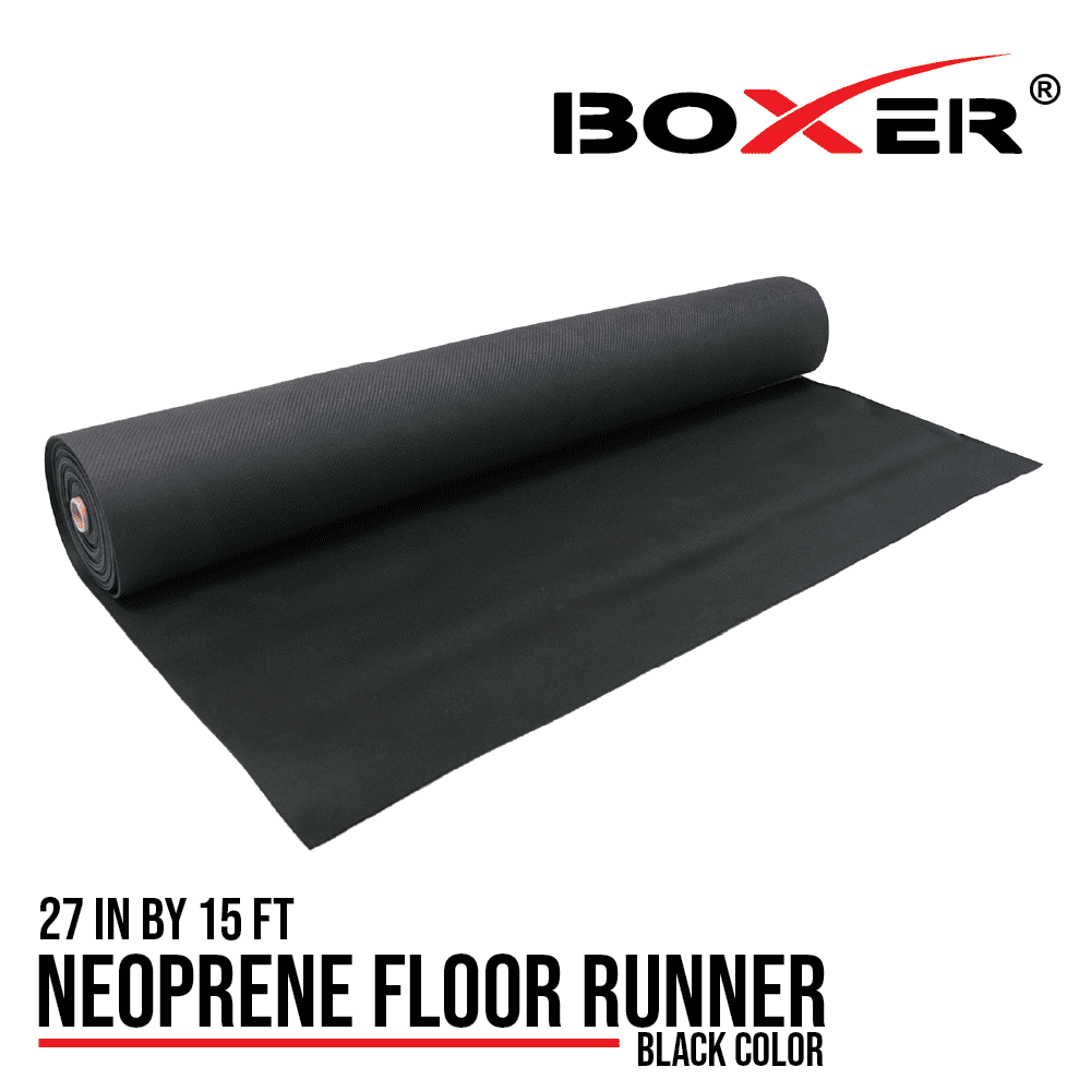 Boxer Tool Neoprene Floor Runner (Black) 27inches x 15 feet - Walmart.com