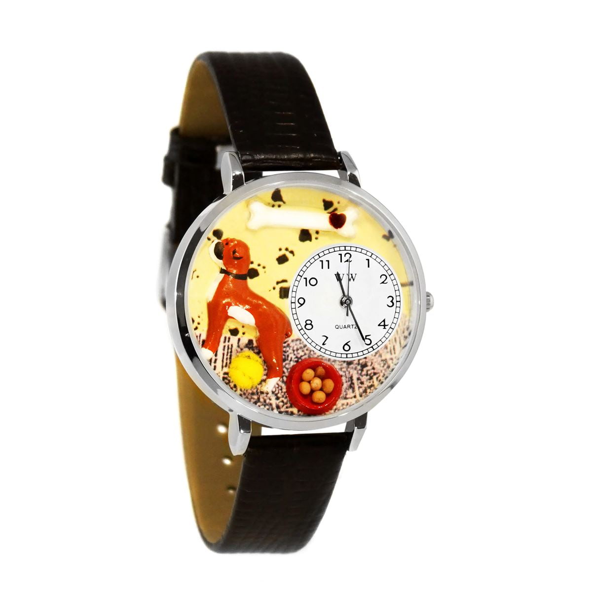 Boxer Watch in Silver (Large) - Walmart.com