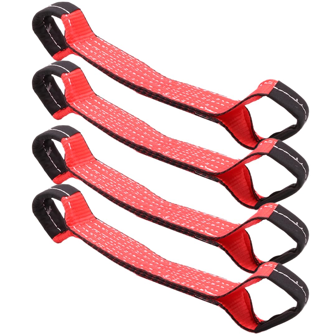 BoxerTool 2" x 16" Dog Bone Short Strap 4 Pack - Heavy-Duty 2 Inch Car ...
