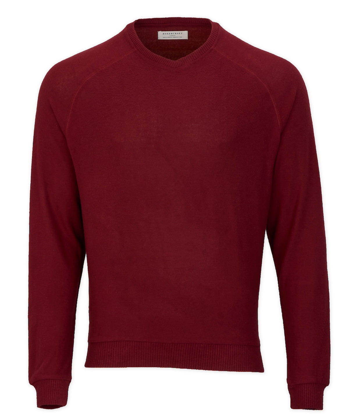 Boxercraft BM1201 Men's Cuddle V-Neck Sweater-Mantra Red-2XL - Walmart.com