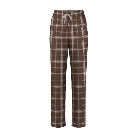 Boxercraft BW6620 Women's Haley Flannel Pant-Varsity Espresso/Brown ...