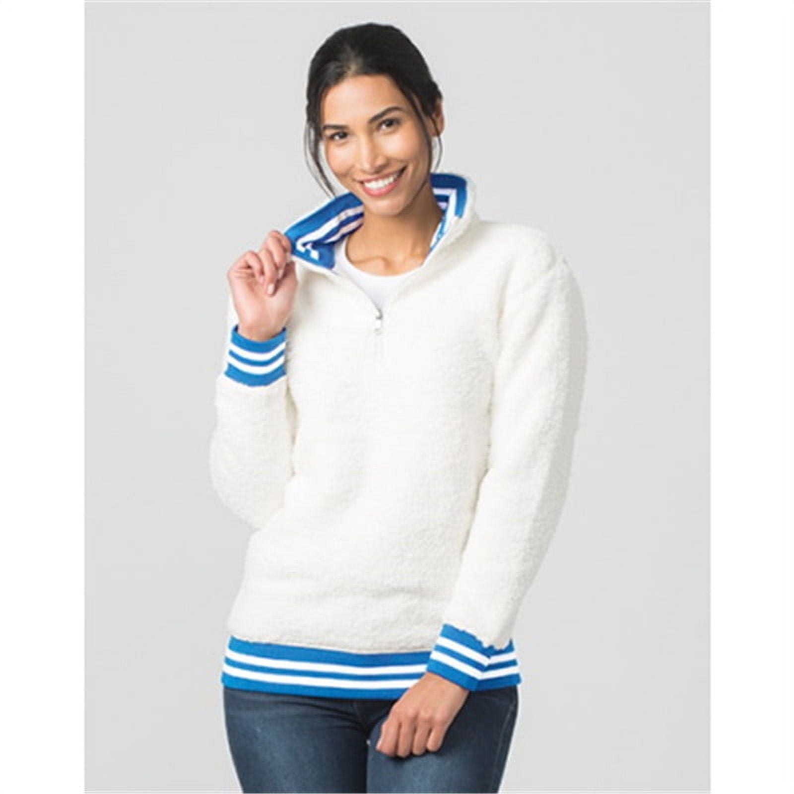 Boxercraft Q20NRY Adult Varsity Sherpa,Natural and Royal,L - Walmart.com