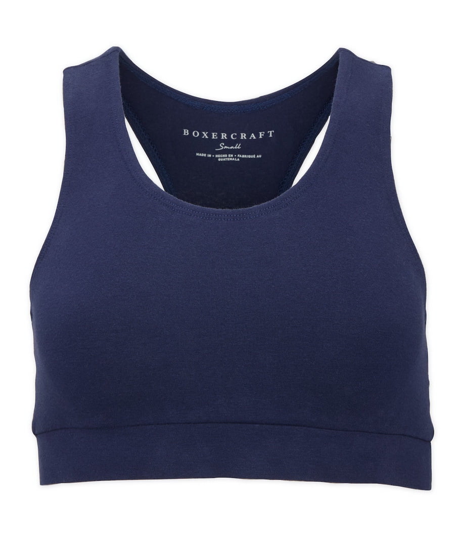 Boxercraft S101 Support Your Team Bra-Navy-S - Walmart.com